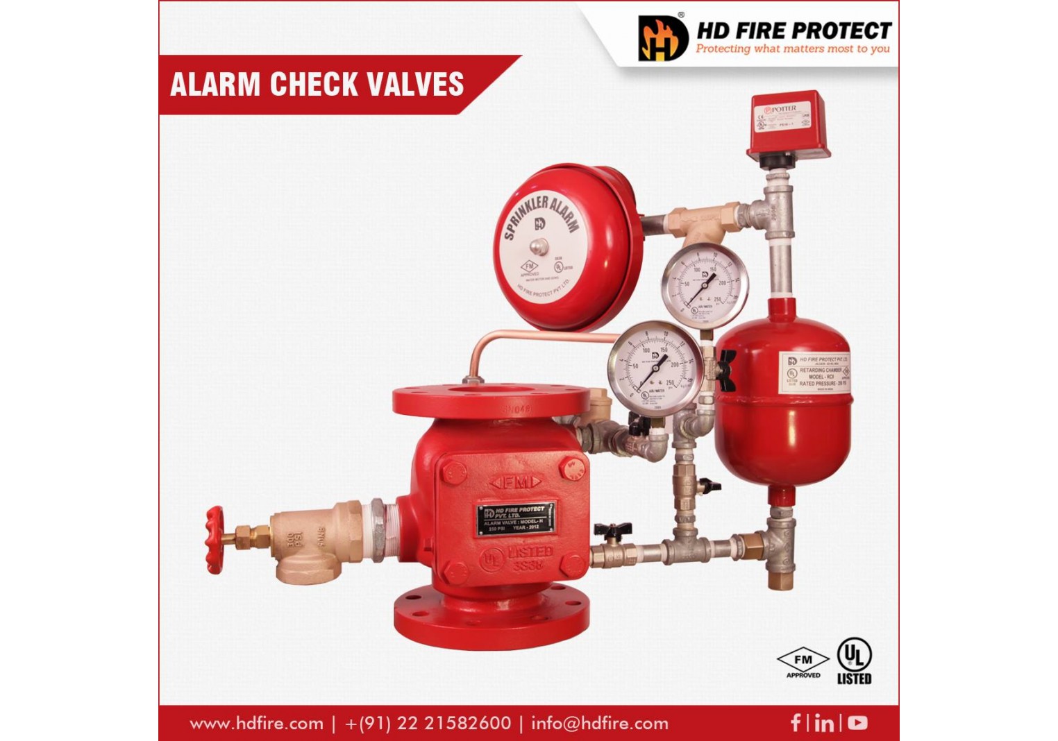 Alarm Valve / Gong Bell