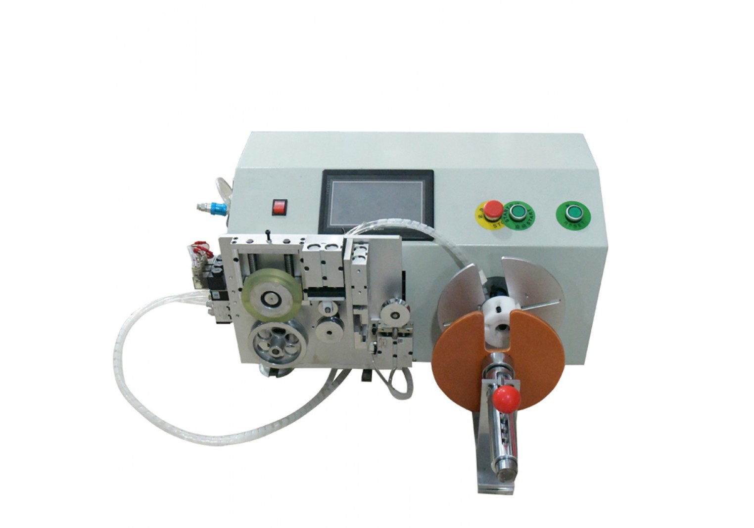 LA-45 Semi-automatic cable length measurement cutting winding machine ...